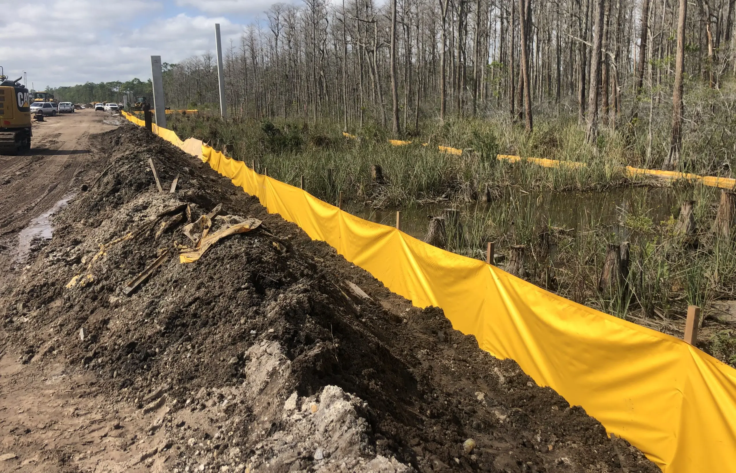 Staked Turbidity Barrier | FDOT-Compliant Sediment Control