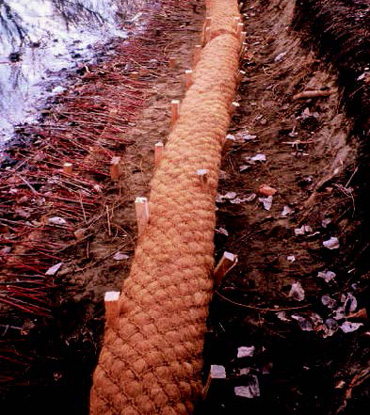 Natural Erosion Control Fiber Logs | Sizes, Options, Shipping