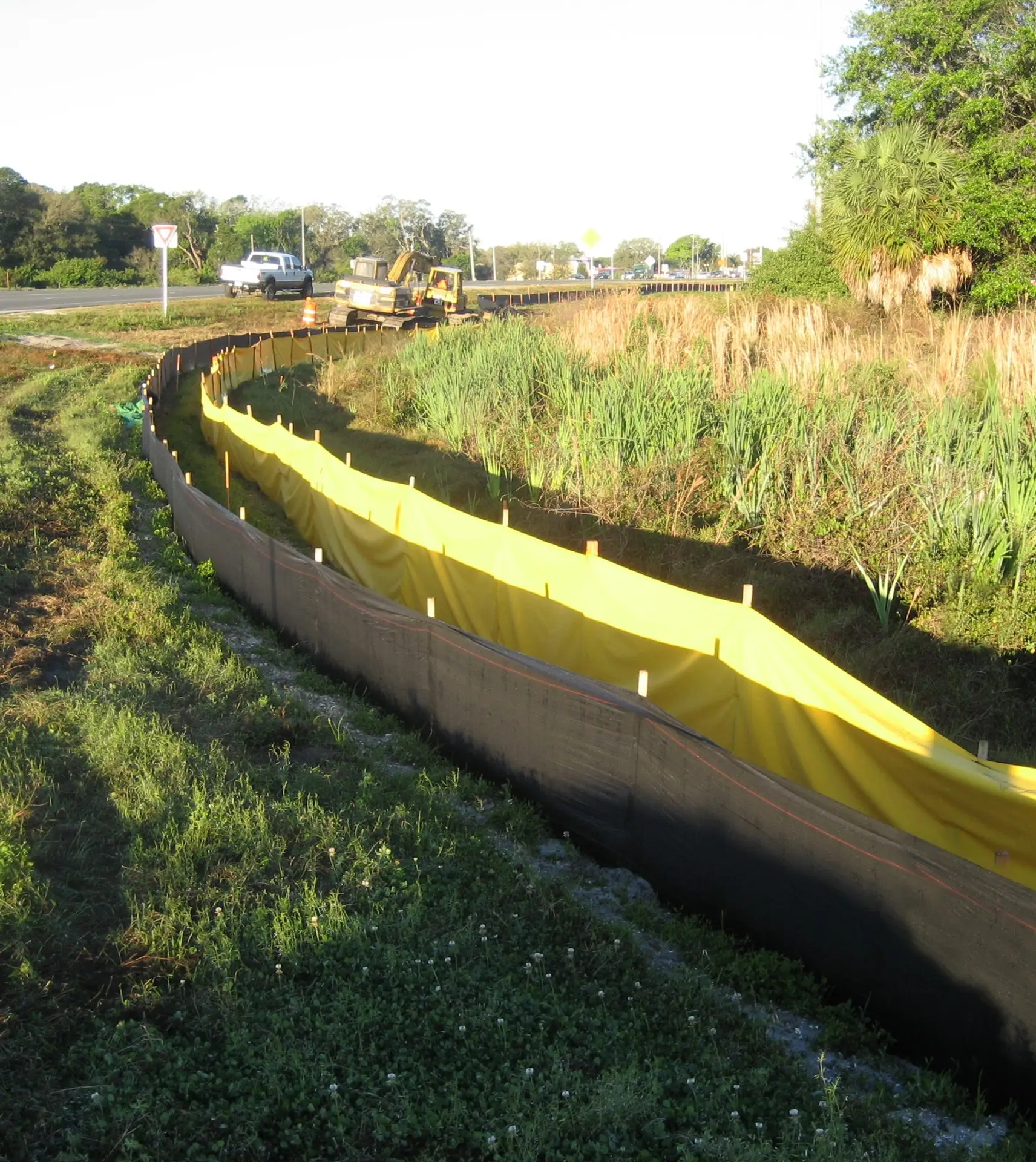 Staked Turbidity Barrier | FDOT-Compliant Sediment Control